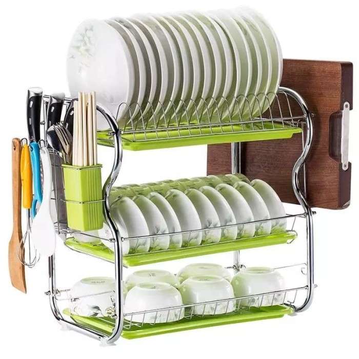 Ak Shop BD - Premium Quality 3 layer kitchen Rack